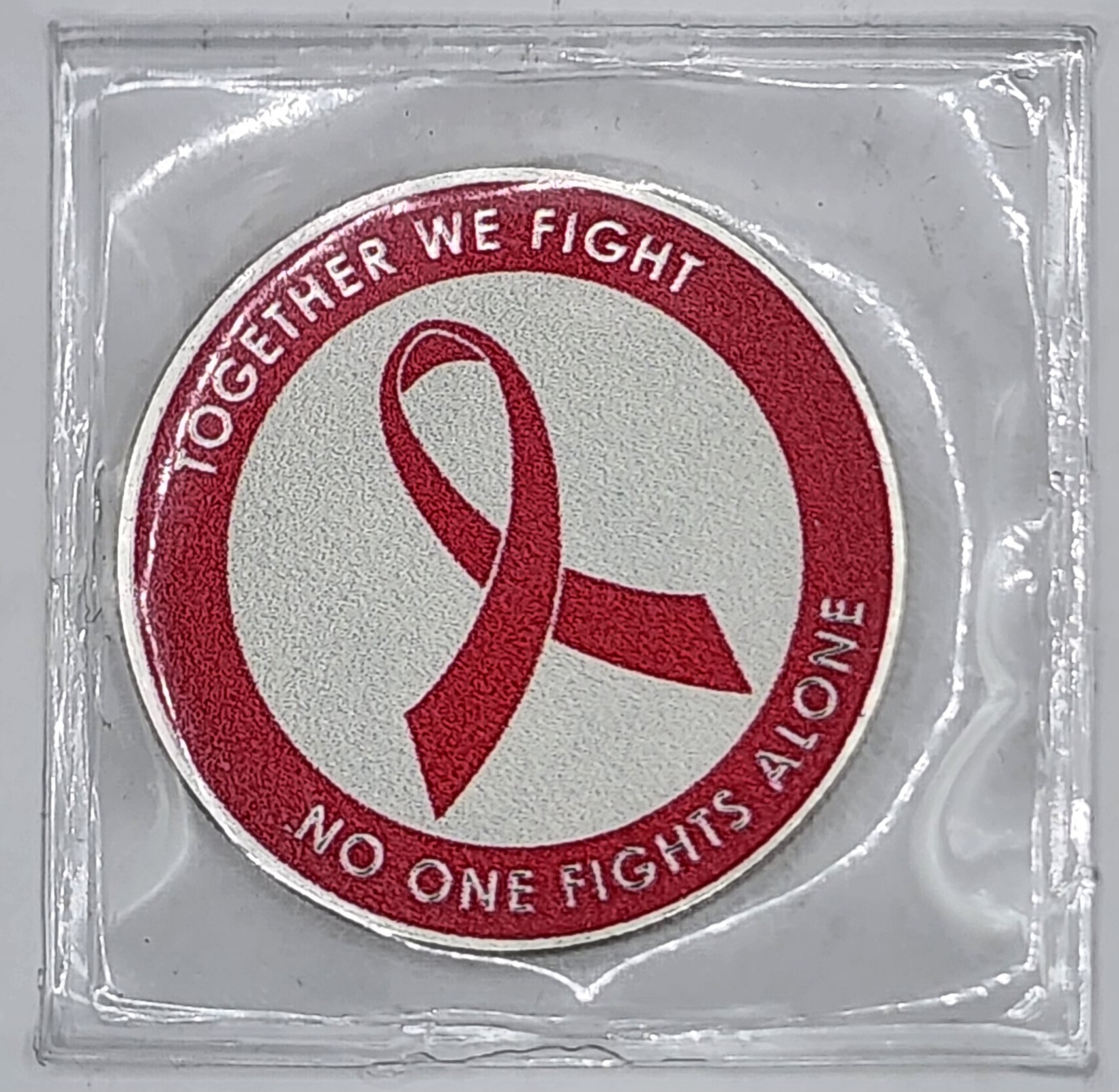 1oz Together We Fight Colorized Cancer Round