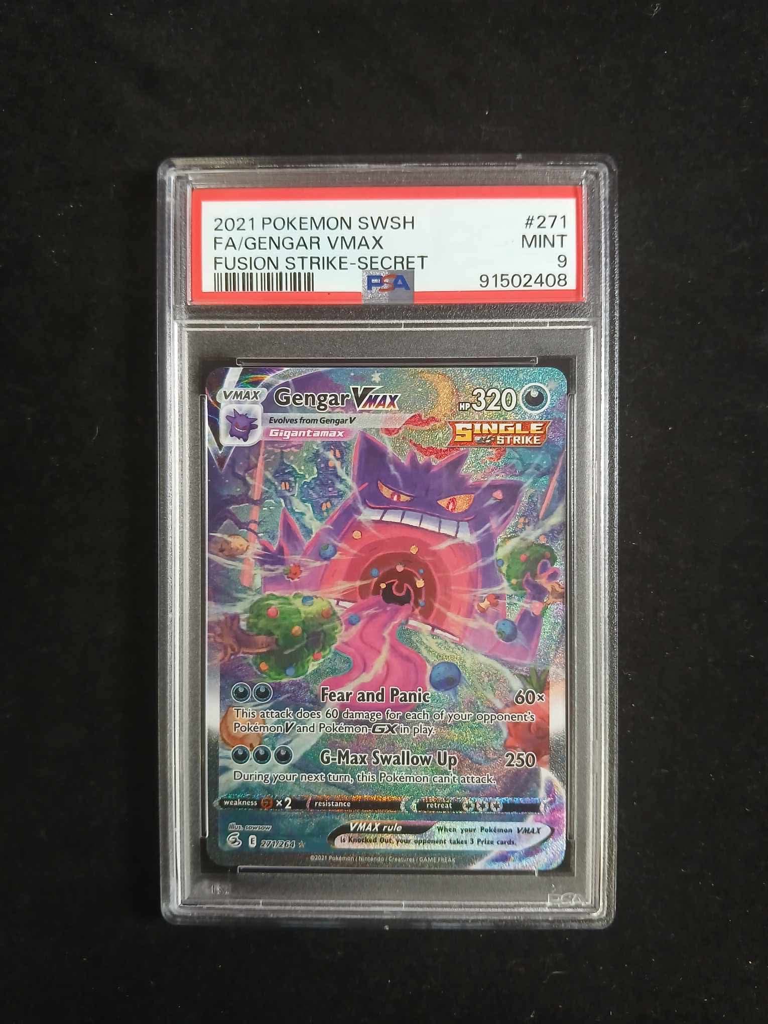 Gengar Vmax Alt Art Psa 9