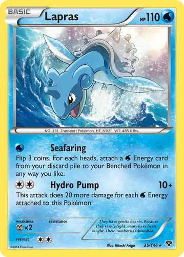 Lapras XY Base Set XY