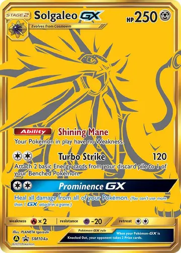 Solgaleo GX - SM104a SM Promos SMP