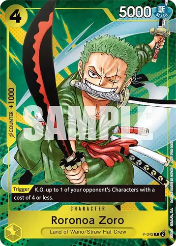 Roronoa Zoro (Event Pack Vol. 3) One Piece Promotion Cards OP-PR