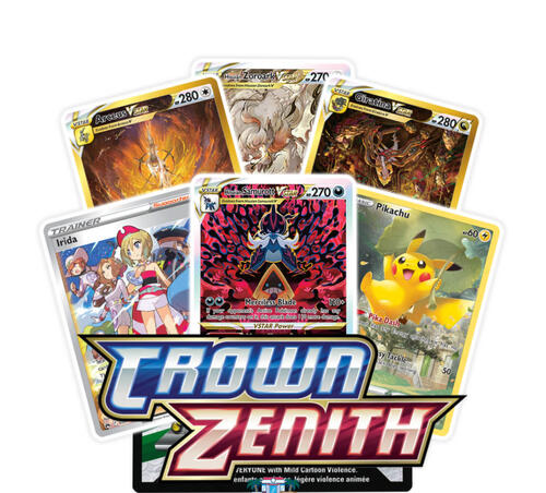 Crown Zenith - 5 Packs - Galarian Gallery Pokemon TCG - Finish your Set ...