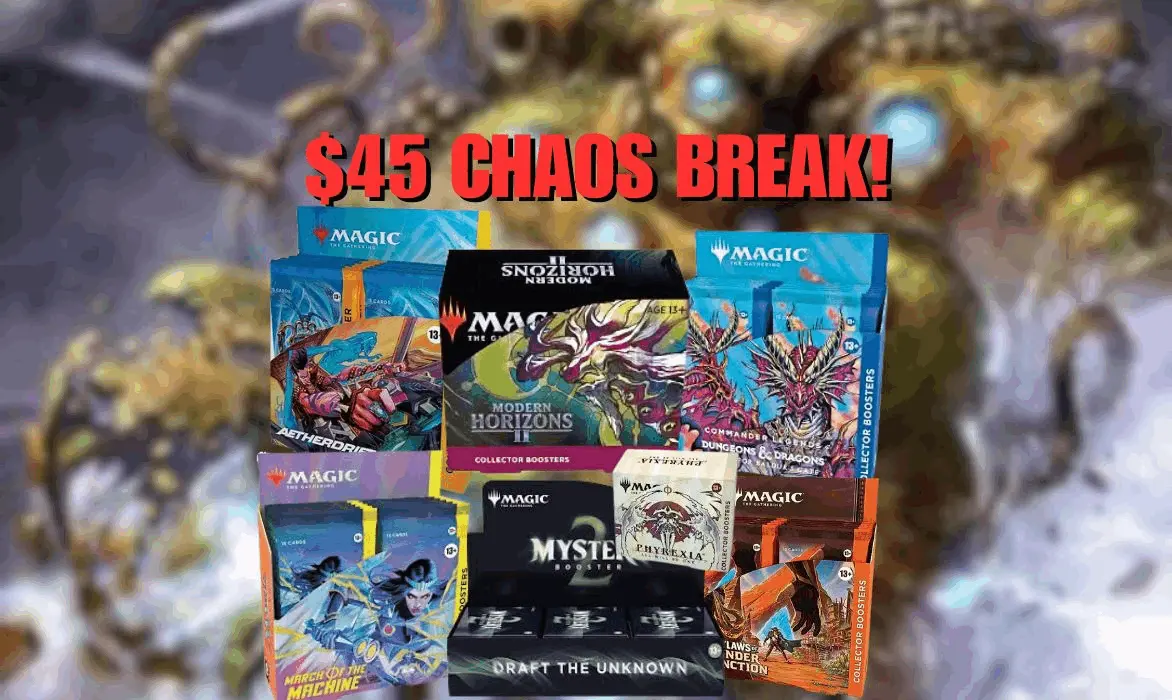 CHAOS BREAK FEATURING 10 COLLECTOR PACKS AND MYSTERY BOOSTER 2!