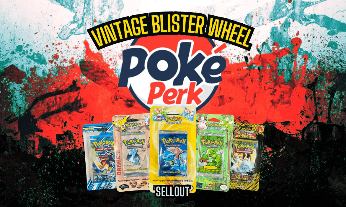 Vintage Blister Wheel w/ Base Set Blister Sellout Prize *FREE