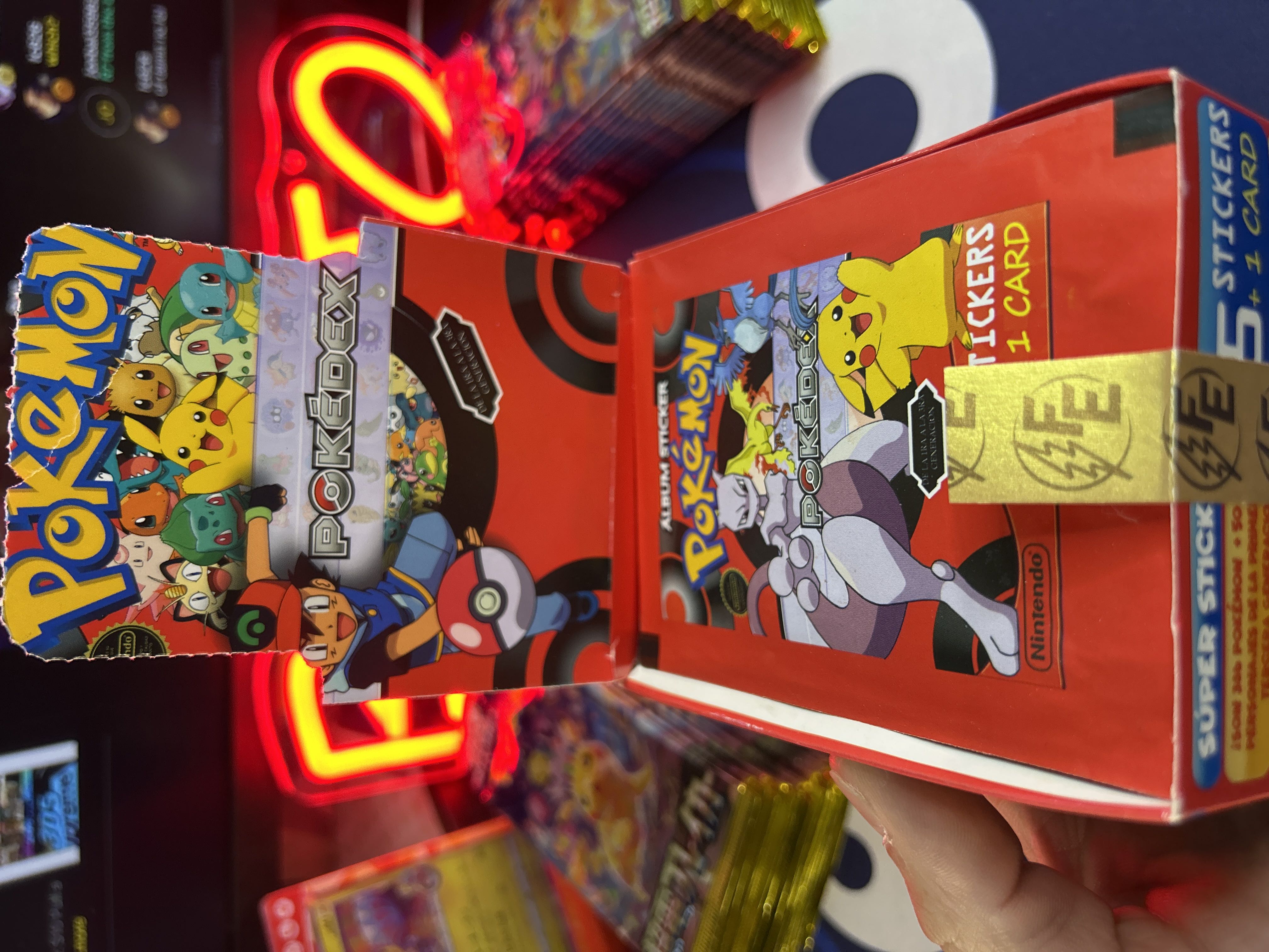 Nintendo Pokédex sticker pack pack