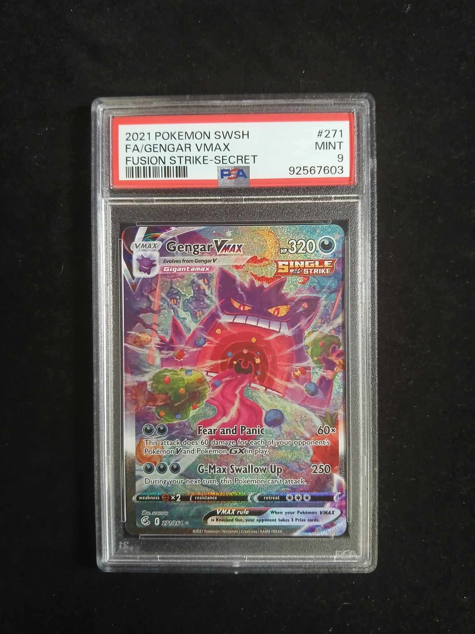 Gengar Vmax Alt Art Psa 9