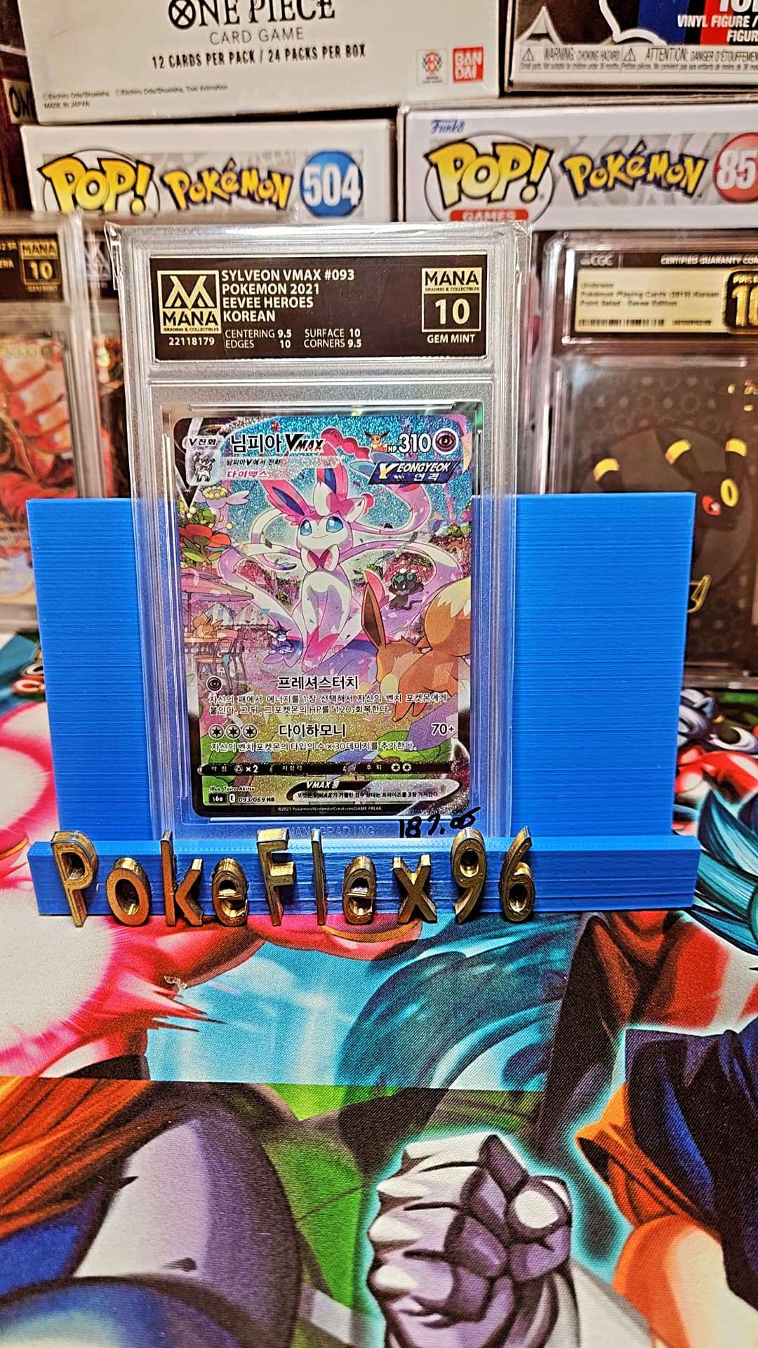 POKEMON - KOREAN SYLVEON VMAX EEVEE HEROES ALT ART MANA 10